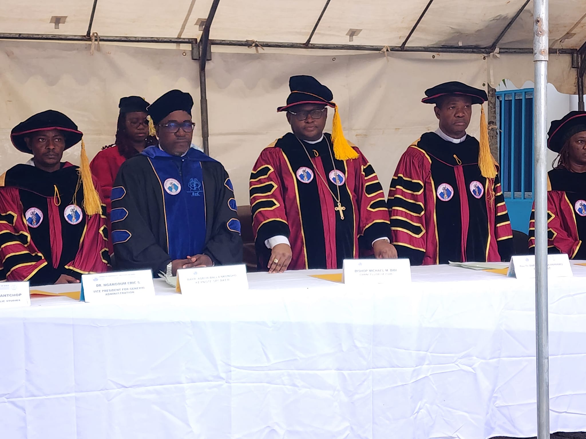 Freshman and Sophomore Convocation ceremony at CUIB Douala Campus. – CUIB